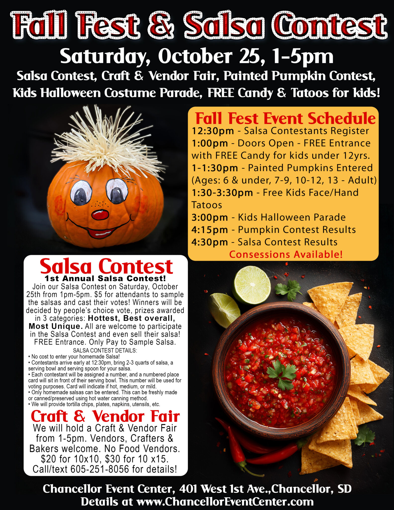 Fall Fest & Salsa Contest – Chancellor Event Center